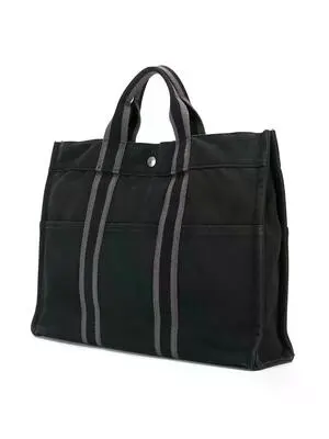 Hermès Rectangular Canvas Tote