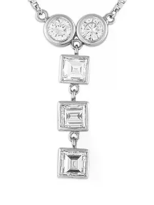 LB EXCLUSIVE Platinum And Diamond Necklace