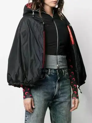 Gianfranco Ferre 1990s Puffed Sleeve Hooded Jacket