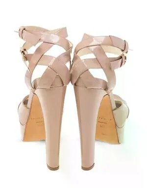 Brian Atwood Platform Sandals With Double Buckle Fastening