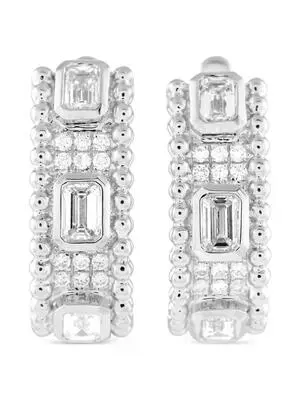 LB EXCLUSIVE 18k White Gold Diamond Earrings - Silver