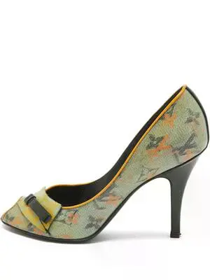 LOUIS VUITTON Monogram Canvas Pumps - Green
