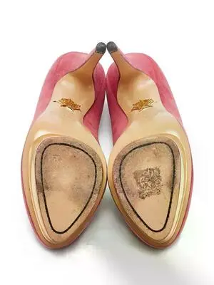 CHARLOTTE OLYMPIA Suede Platform Pumps