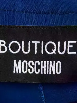 Moschino Cotton Tied Cuff Trousers