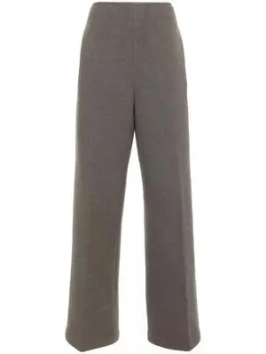 Saint Laurent Wide-leg Knitted Trousers - Grey