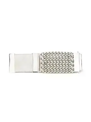Gianfranco Ferre 1990s -tone Chain Bracelet - Silver