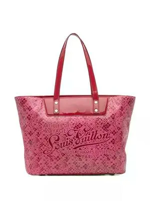 LOUIS VUITTON 2010 Takashi Murakami Cosmic Blossom Pm Tote Bag - Pink