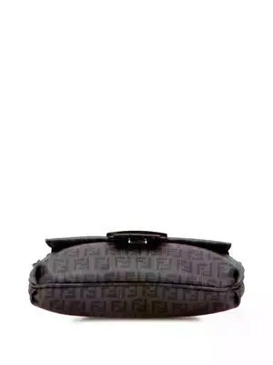 Fendi Zucchino Coated Canvas Crossbody Bag - Brown