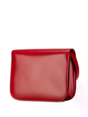Celine Medium Calfskin Classic Box Crossbody Bag - Red