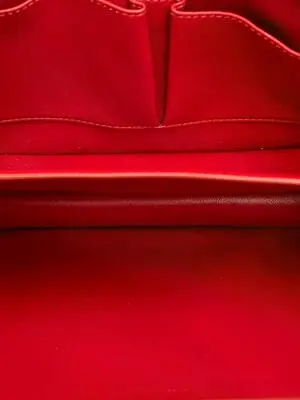 Celine Medium Calfskin Classic Box Crossbody Bag - Red