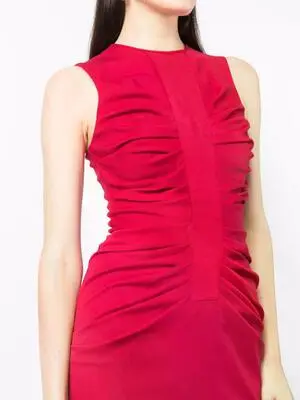 Dior Ruched Fitted Dress