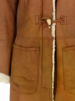 A.N.G.E.L.O. VINTAGE CULT 2000s Shearling-trimmed Toggle Coat