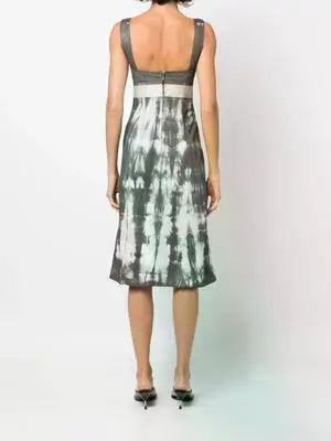 Prada Tie-dye Bustier Dress