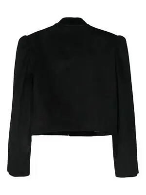 Saint Laurent 1970s Wool And Silk Cropped Jacket