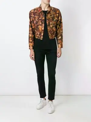 JEAN PAUL GAULTIER Printed Denim Jacket - Multicolour
