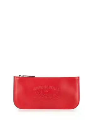 Gucci Leather Craft Pouch 2000-2015 - Red