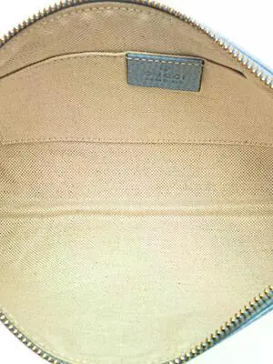 Gucci Gucci Pre-Owned Large Dollar Calfskin Swing Pouch Blue