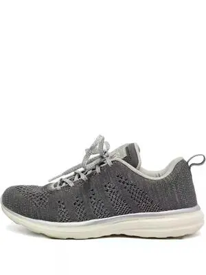 Apl Knit Lace-up Sneakers - Grey