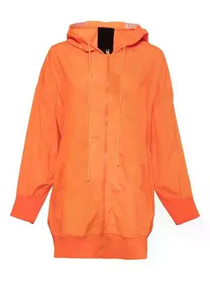 Valentino Garavani Hooded Taffeta Coat - Orange