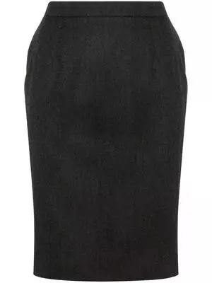 Valentino Garavani Circa 1990s Wool Pencil Skirt