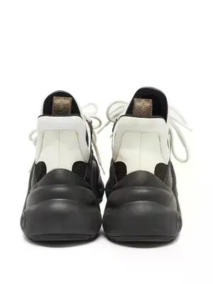 LOUIS VUITTON Panelled Leather Sneakers