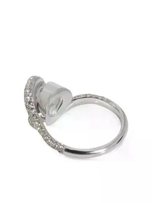 Chopard 18kt White Gold Diamond Heart Ring
