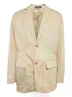 Polo Ralph Lauren Cotton Blazer With Notched Lapel - Neutrals