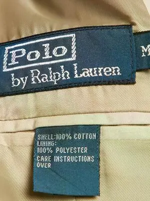 Polo Ralph Lauren Cotton Blazer With Notched Lapel - Neutrals