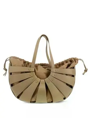 Bottega Veneta The Shell Tote Bag Green
