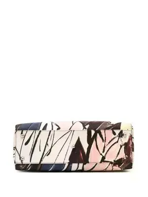 Dior Large Canvas Floral Graffiti Lady Satchel - Multicolour