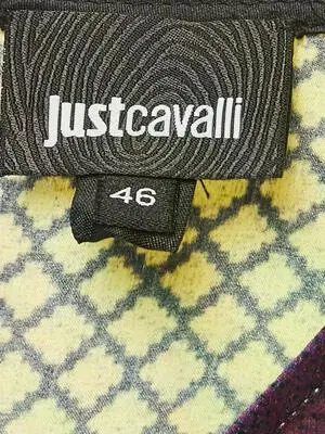 Just Cavalli Geometric Print Long Sleeve Mini Dress
