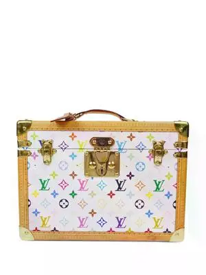 LOUIS VUITTON Monogram Multicolour Boîte Pharmacie Trunk Bag - White