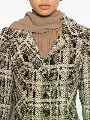 A.N.G.E.L.O. VINTAGE CULT 1970s Checked Wool Coat
