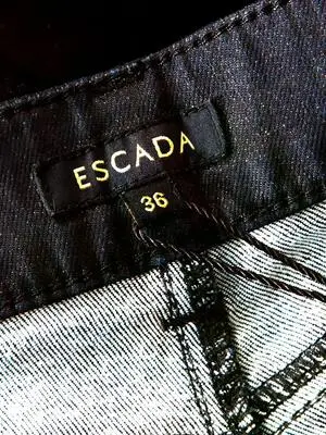 Escada Glitter-finish Jeans - Black