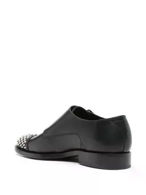 JIMMY CHOO Finnion Monk Shoes With Stud Detailing