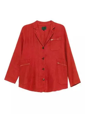 JEAN PAUL GAULTIER 1990s Button-down Shirt Jacket - Orange