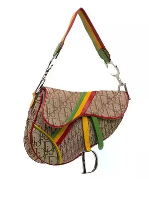 Dior Diorissimo Rasta Saddle Shoulder Bag