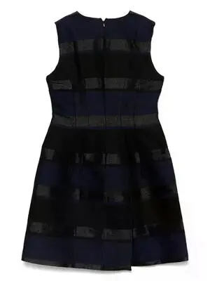Dior Sleeveless Striped Mini Dress