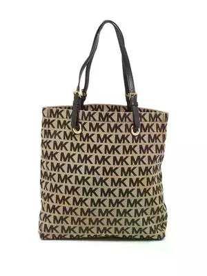 Michael Kors Monogram Canvas Tote Bag