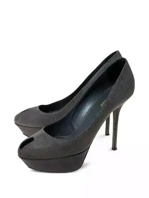 SERGIO ROSSI Platform Peep-toe Pumps