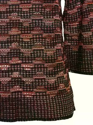 Missoni Lurex-knit Bell-sleeve Top - Brown