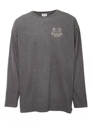 Kenzo Embroidered Tiger Logo Crew Neck Sweater