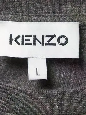 Kenzo Embroidered Tiger Logo Crew Neck Sweater