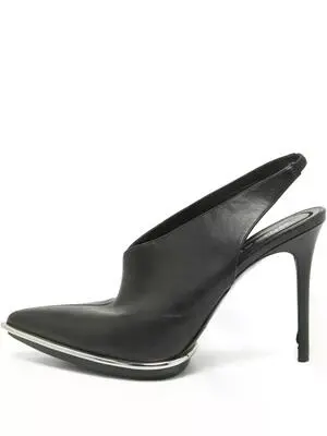 ALEXANDER WANG 110mm Leather Pumps - Black