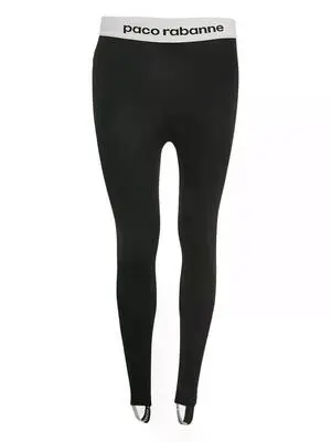 Rabanne Logo Joggers - Black