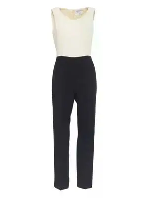 Max Mara Two-tone Sleeveless Jumpsuit