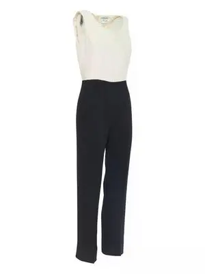 Max Mara Two-tone Sleeveless Jumpsuit