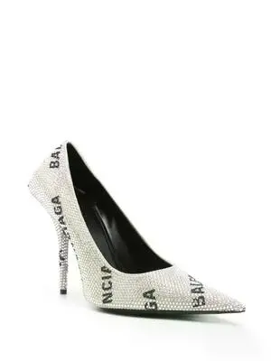 Balenciaga Embellished Stiletto Pumps - Neutrals