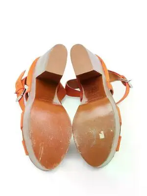 Ralph Lauren Alannah Suede Platform Sandals
