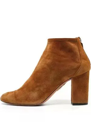 Aquazzura Round Toe Booties
